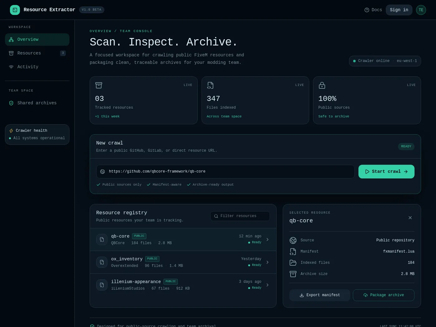 FiveM Resource Extractor