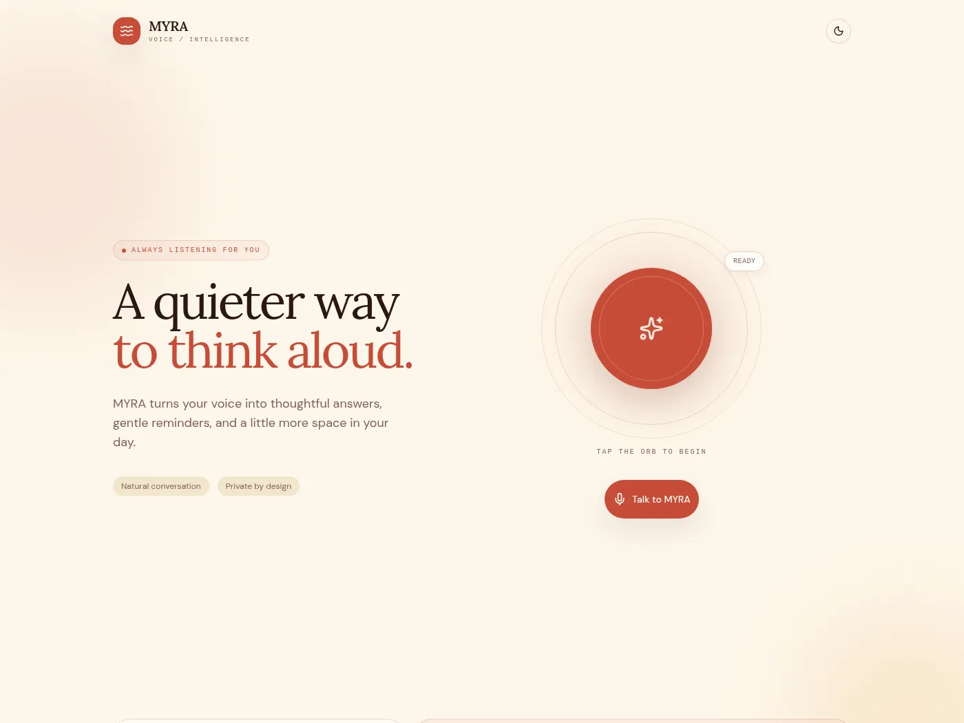 MYRA Voice Assistant