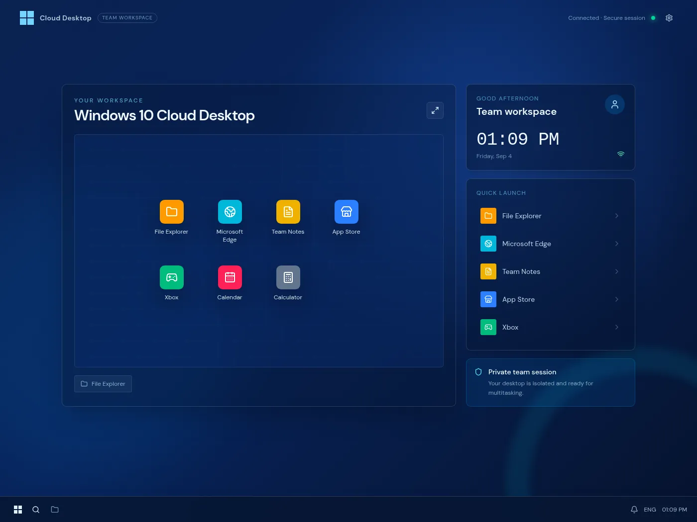 Win10 Cloud Desktop