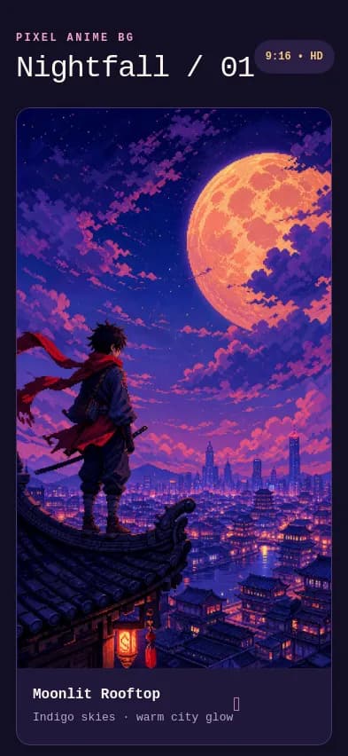 Pixel Anime Wallpaper
