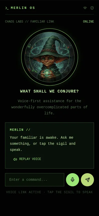 Merlin AI Companion