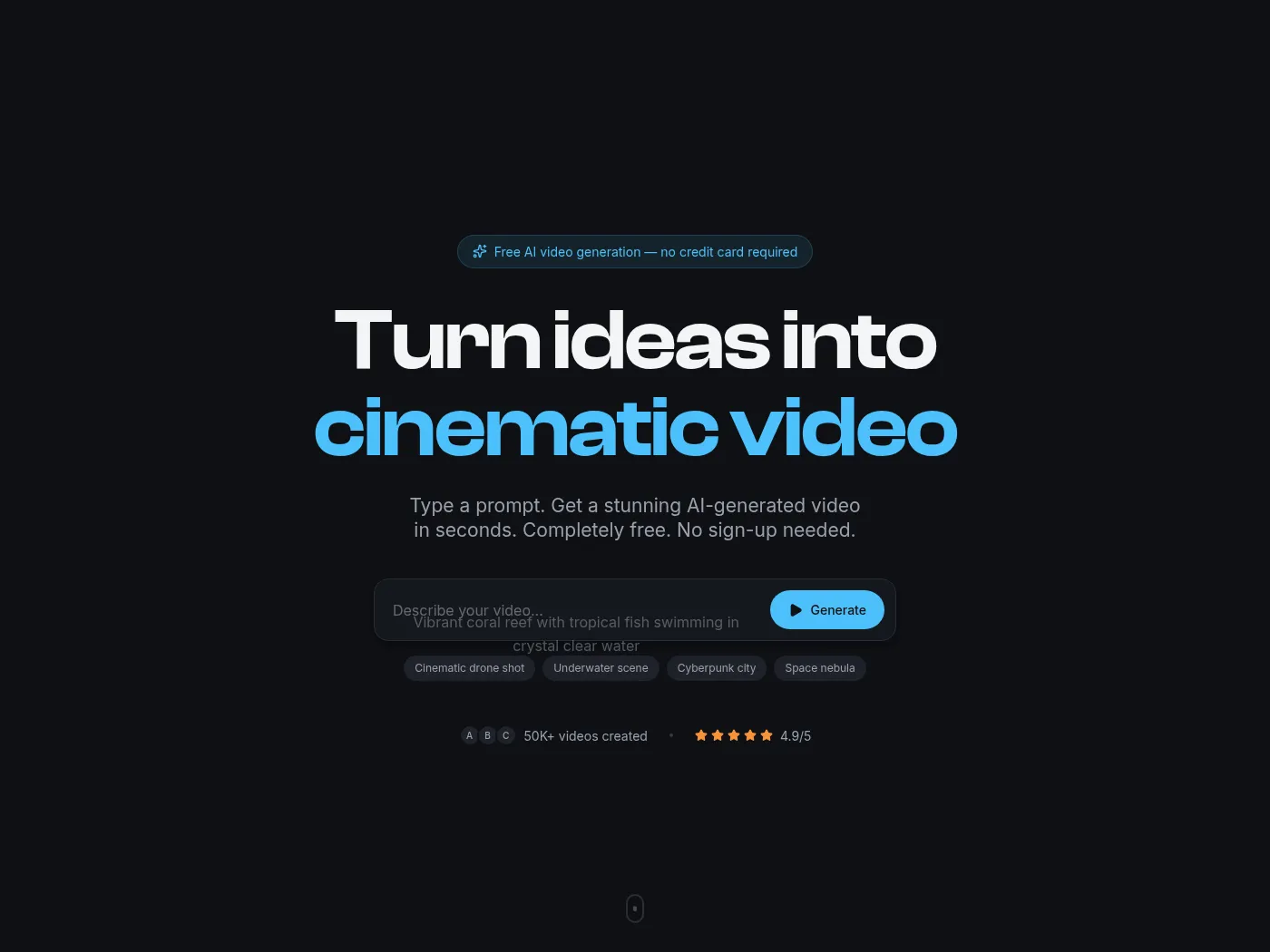 Free AI Video Maker