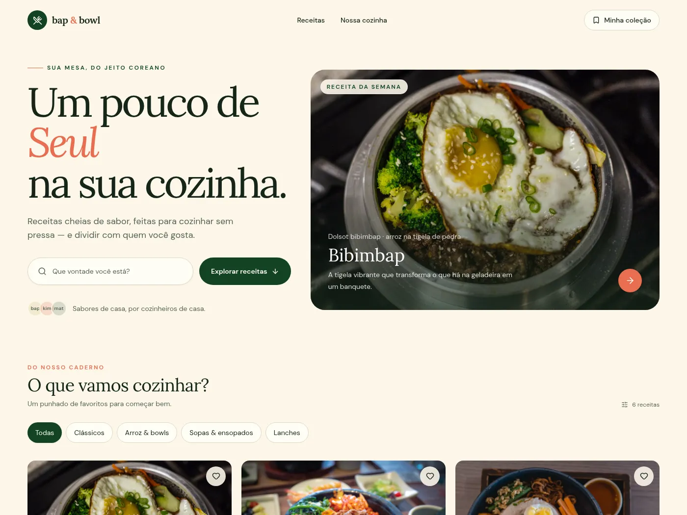Korean Recipe Explorer