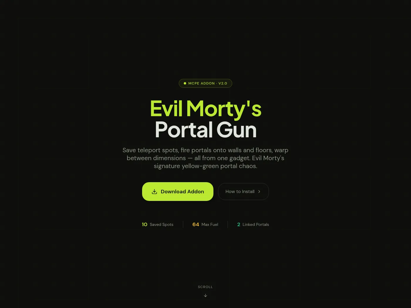Evil Morty Portal Gun MCPE