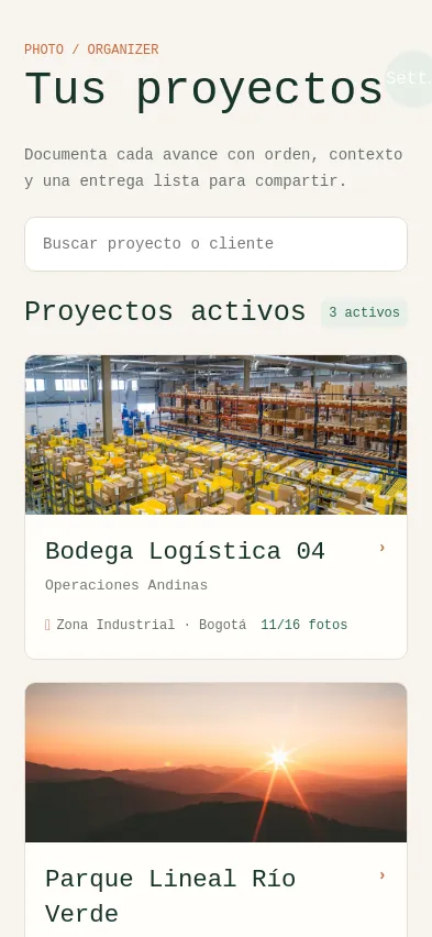 PhotoProject Organizer