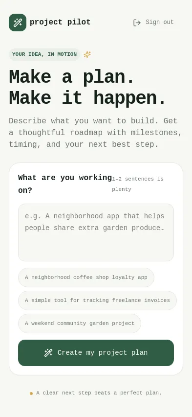 Gemini Planner Mobile