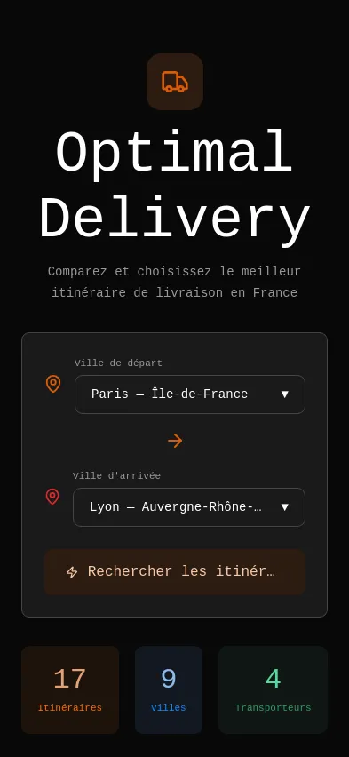 Optimal Delivery Routes