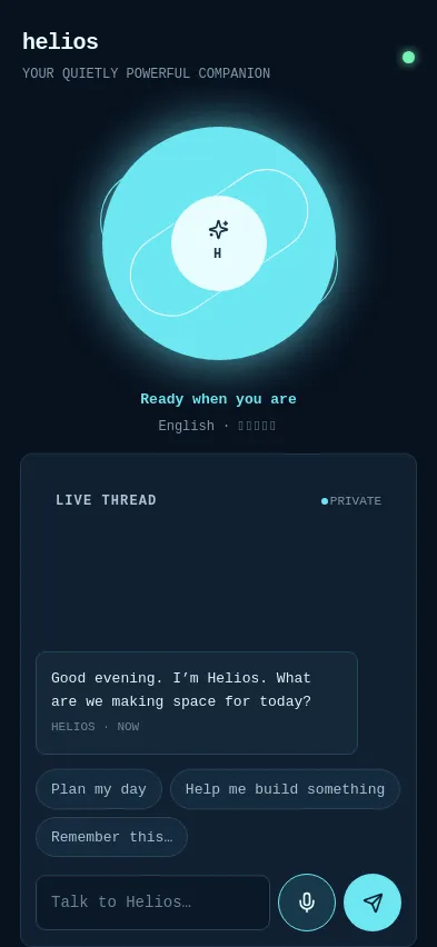 Helios AI Companion