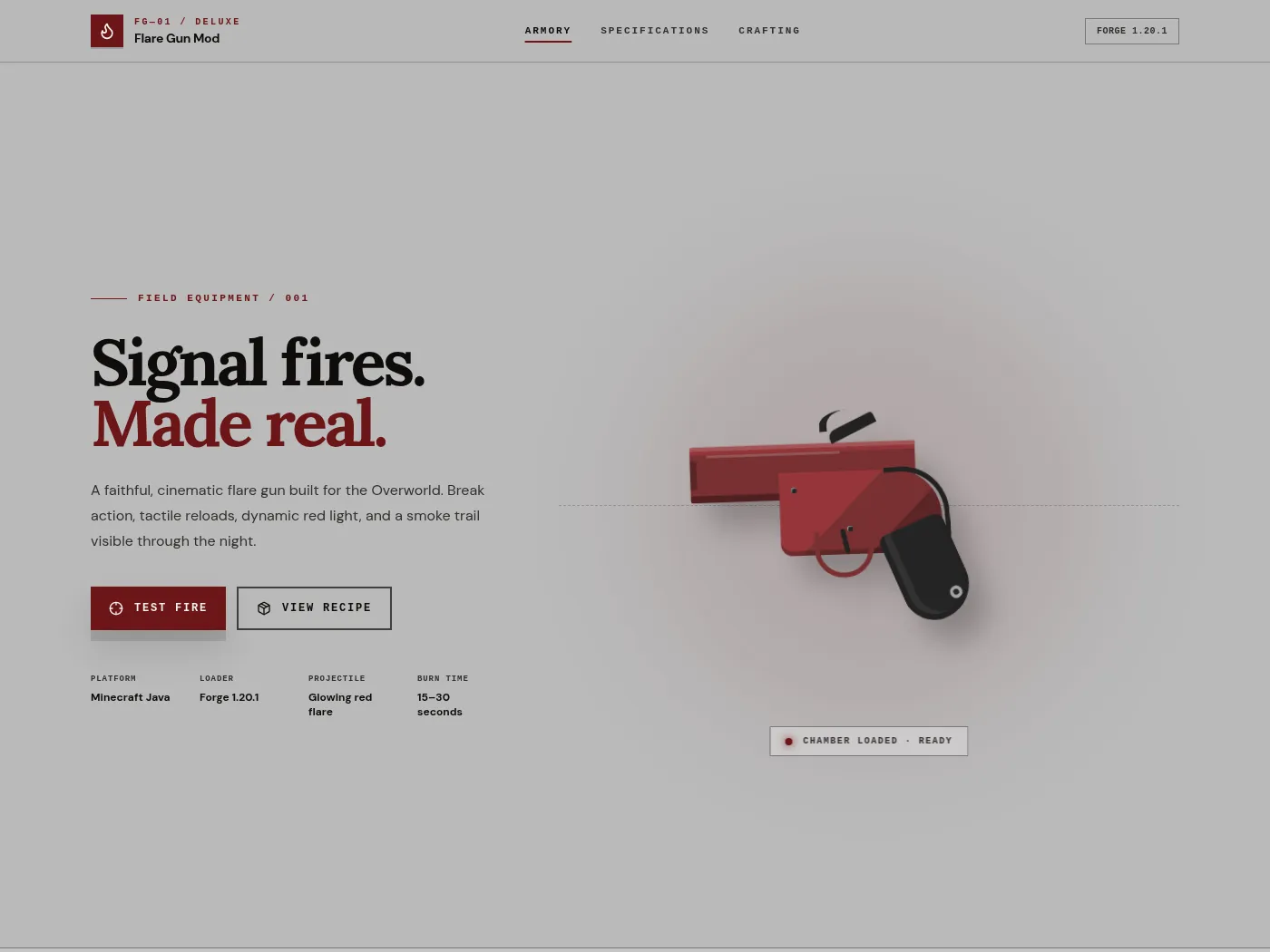 Flare Gun Mod Deluxe