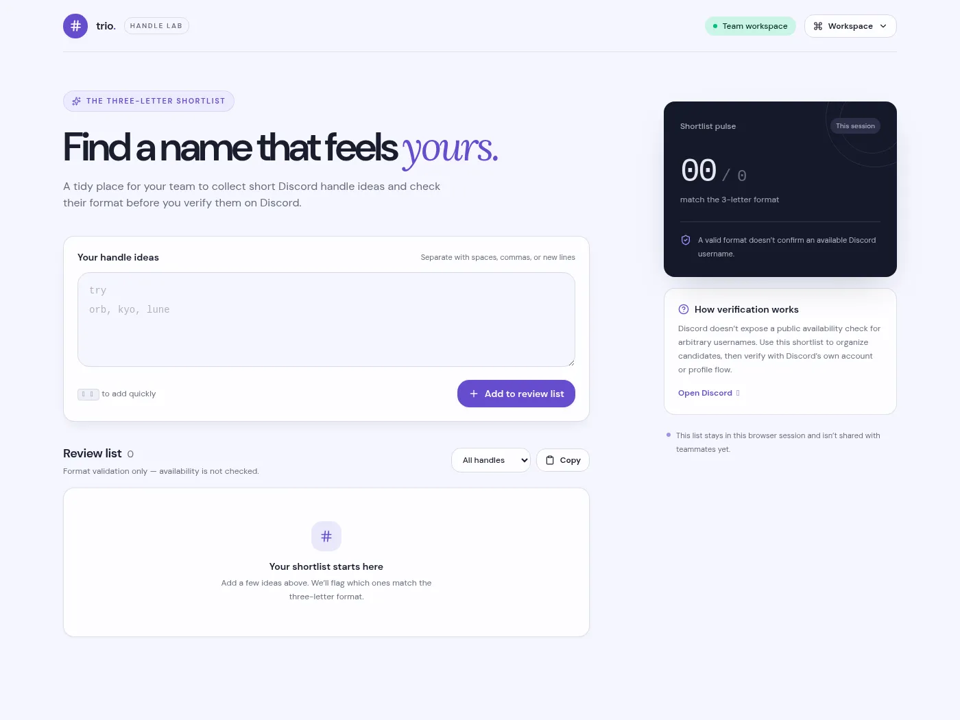 Discord Name Checker