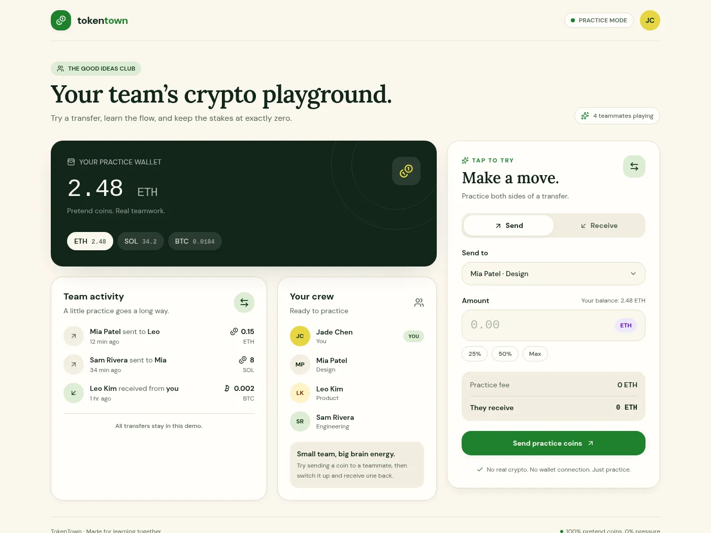 Team Crypto Simulator