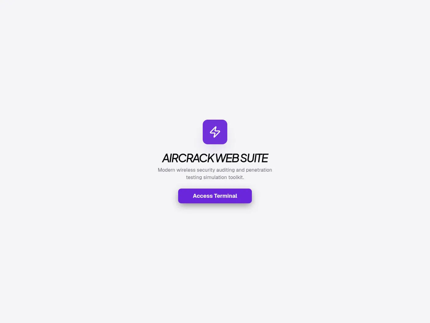 Aircrack Web Suite