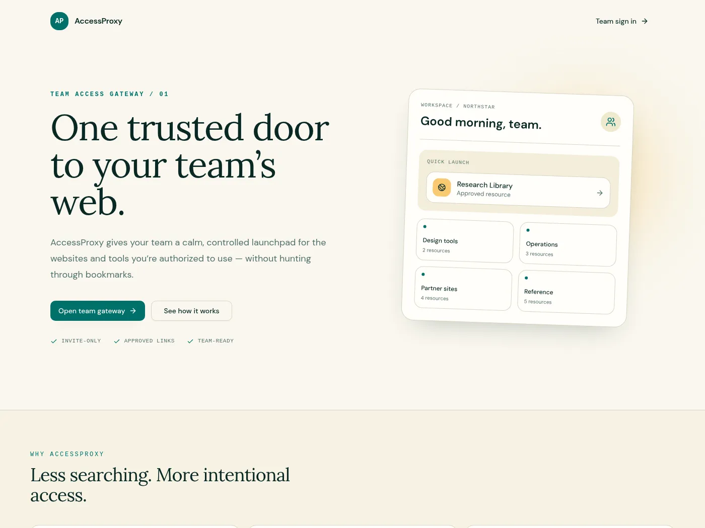 AccessProxy Web Portal