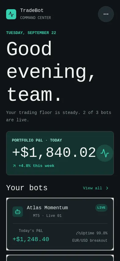 TradeBot Commander