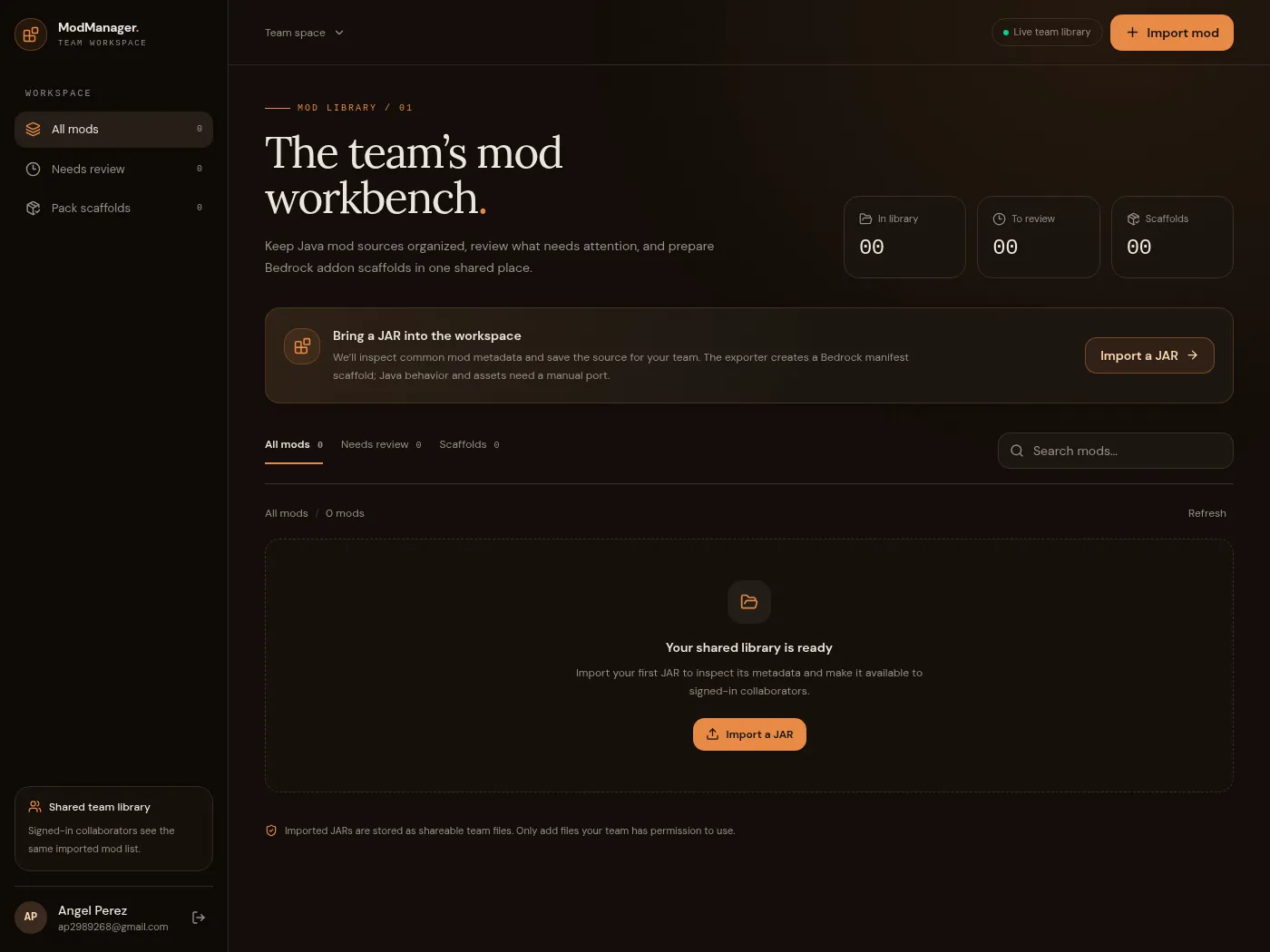 Team ModManager Dash