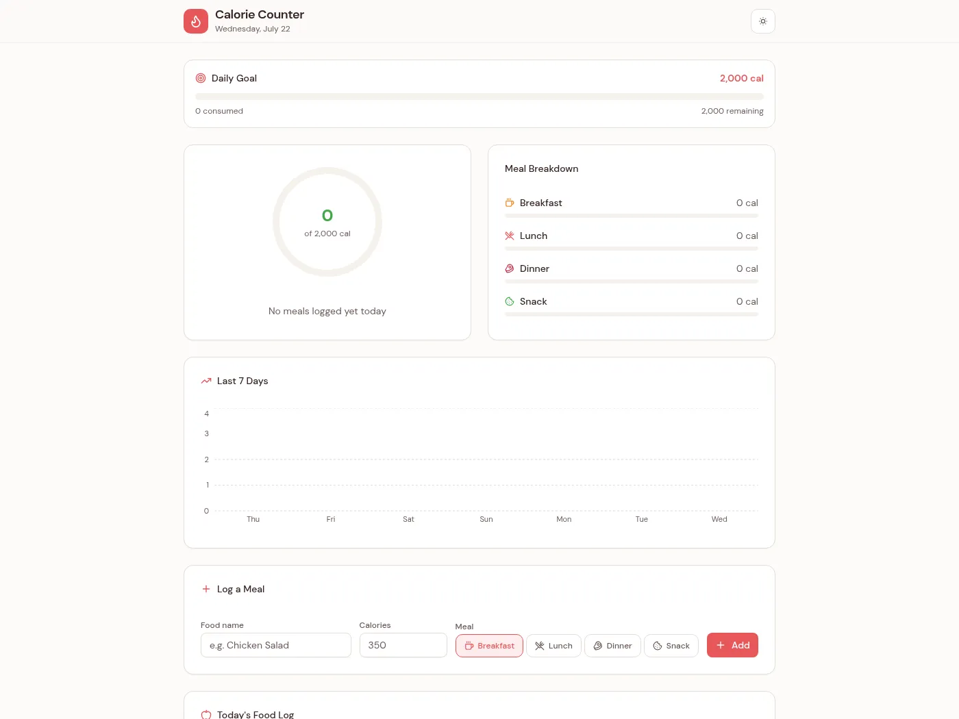 Calorie Counter Pro