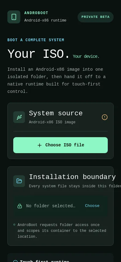 AndroBoot Emulator