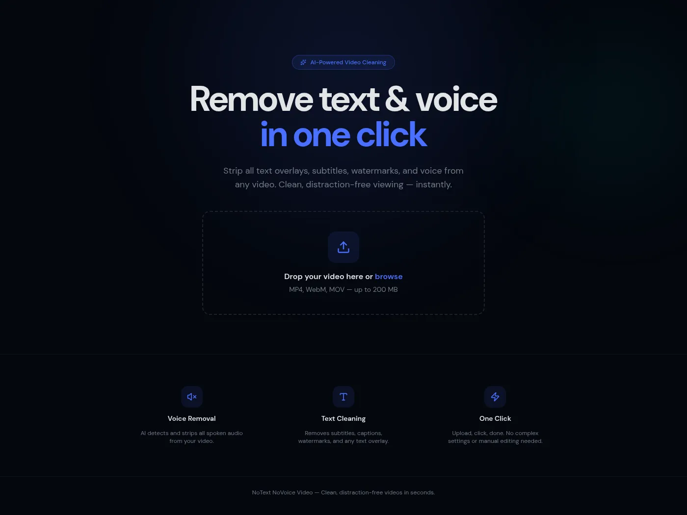 NoText NoVoice Video