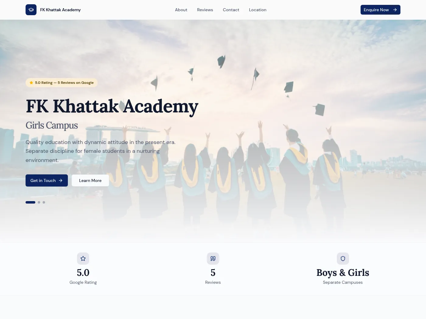 FK Khattak Academy Site