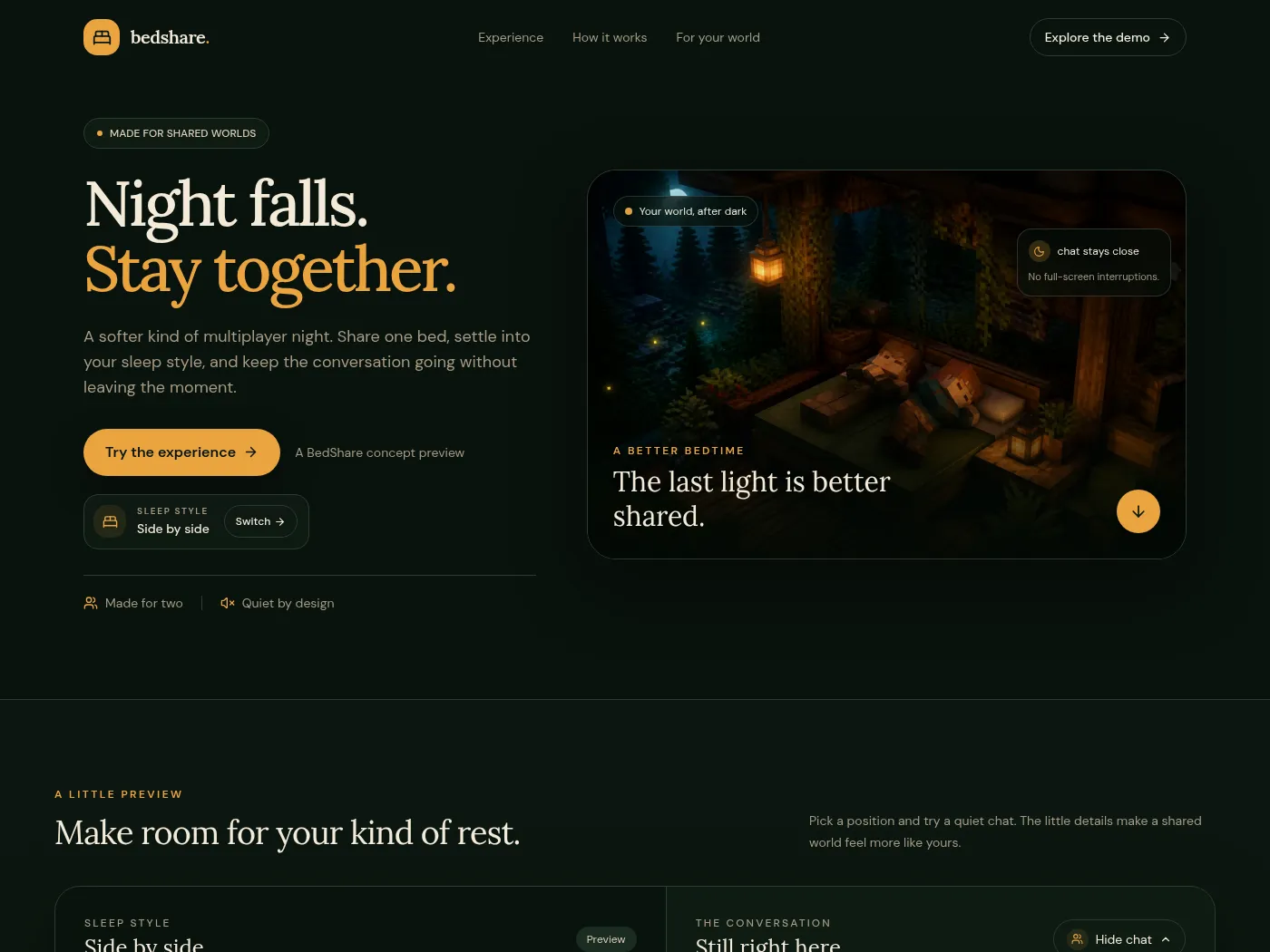 BedShare Addon