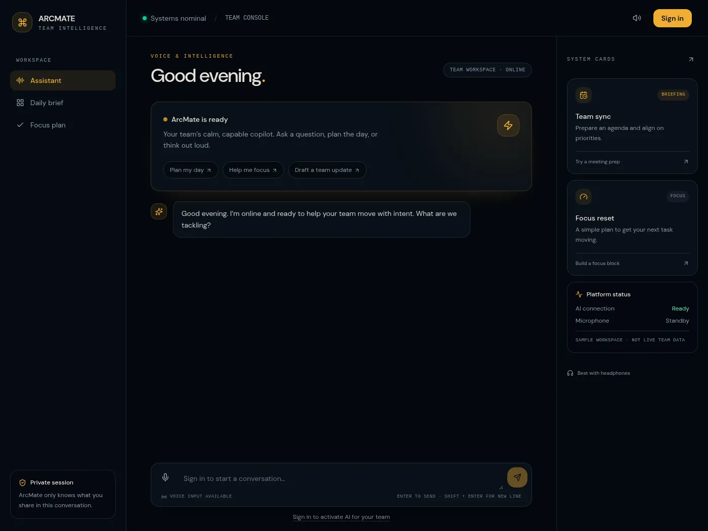 IronMate AI Assistant