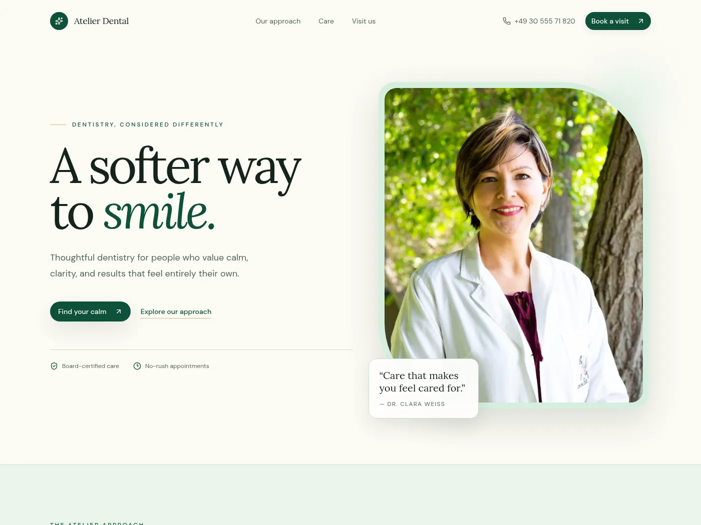 WhiteSpace Dental Site