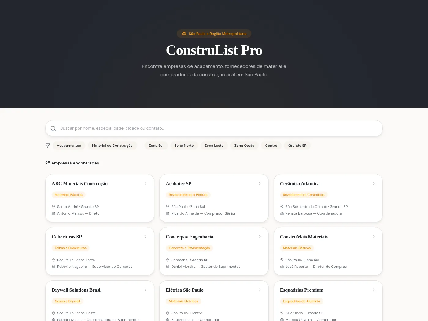 ConstrucList Pro