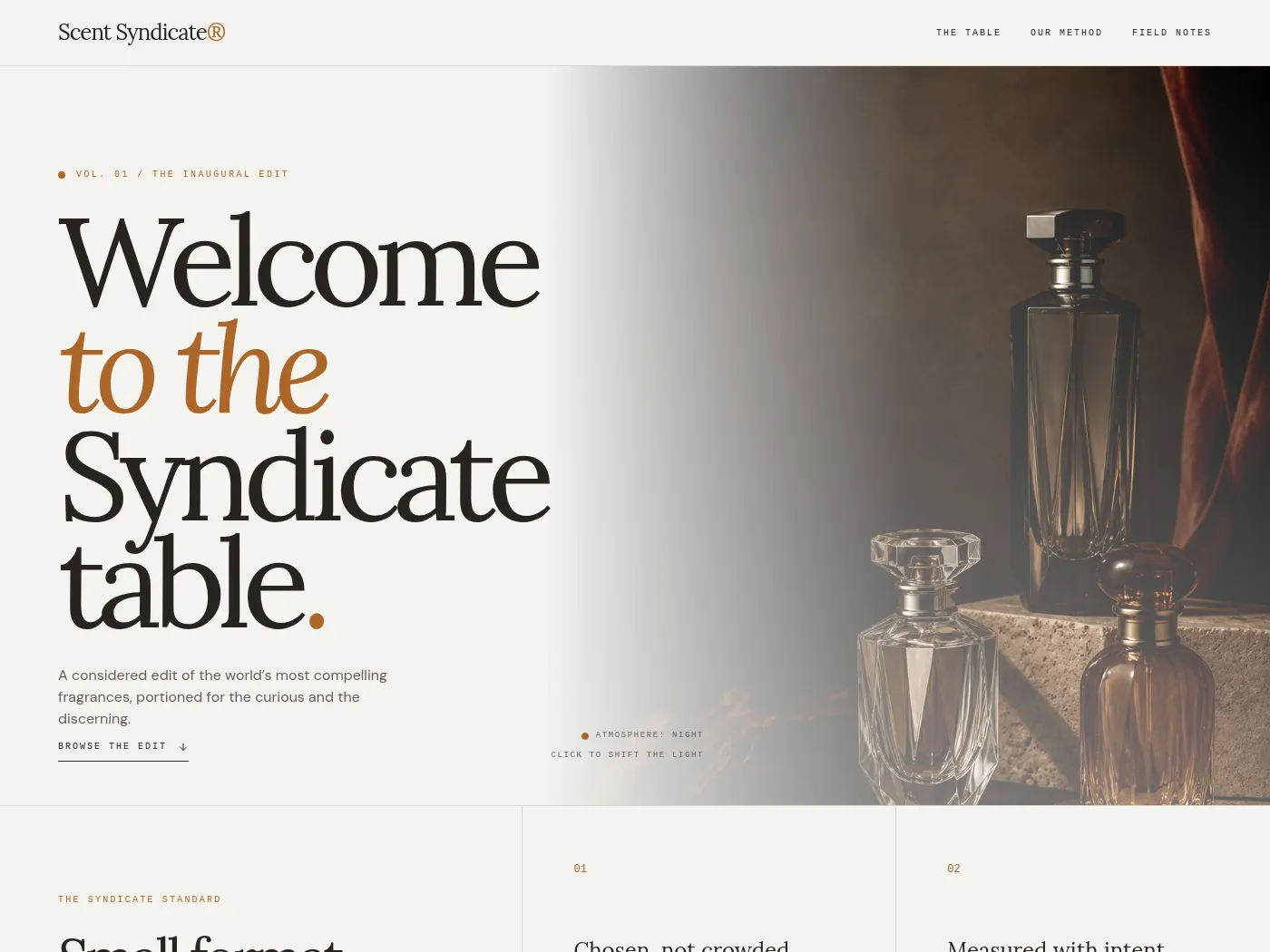 Scent Syndicate Catalog