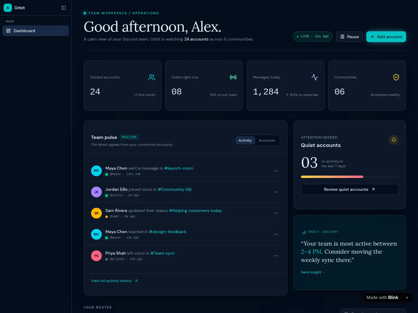 Discord Insight Tracker