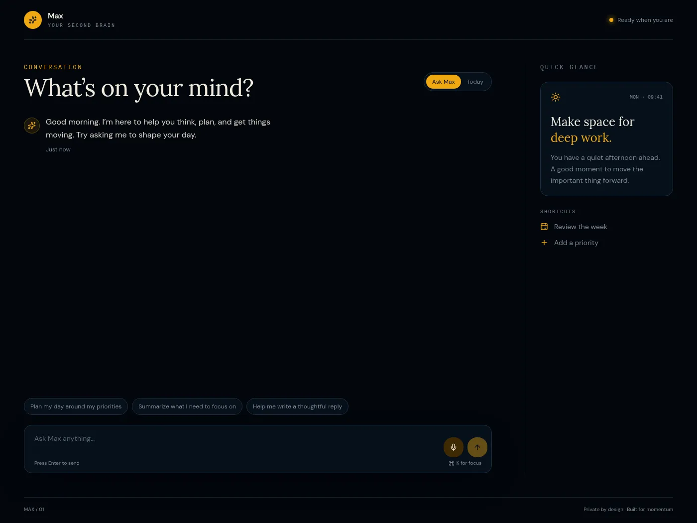 Max AI Voice Assistant