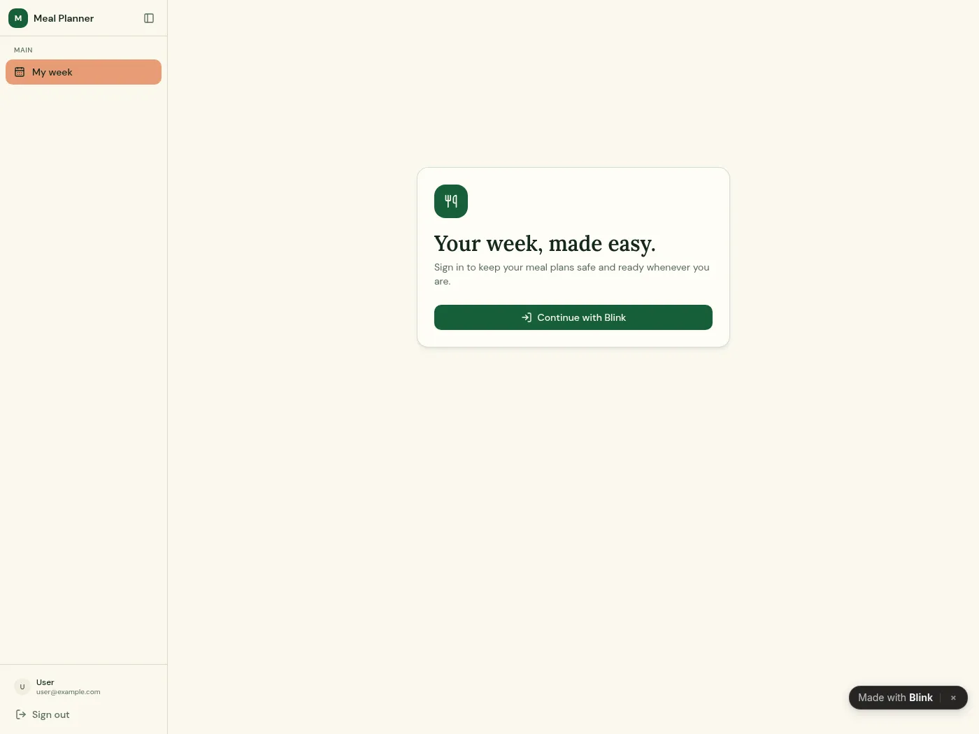 Meal Planner Pro