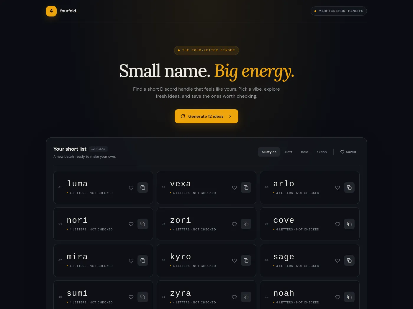 Discord Shortname Finder