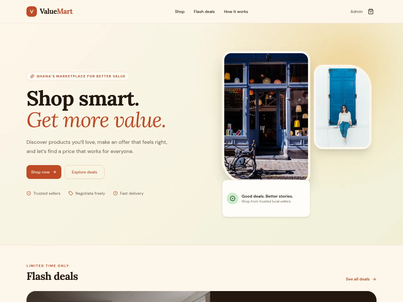 ValueMart Marketplace Website