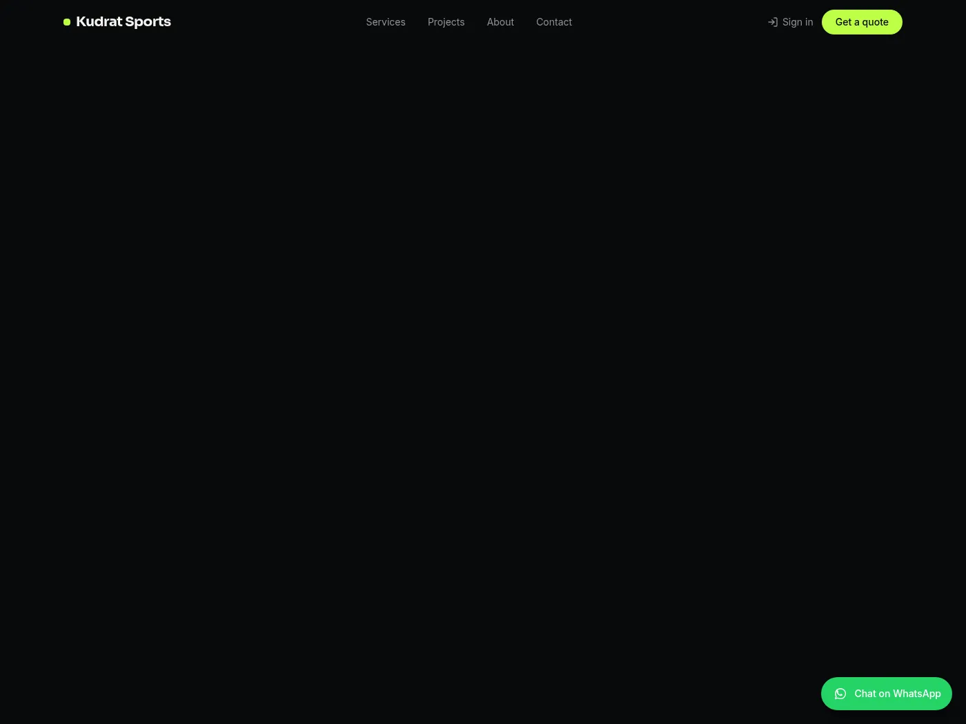 Kudrat Sports Platform