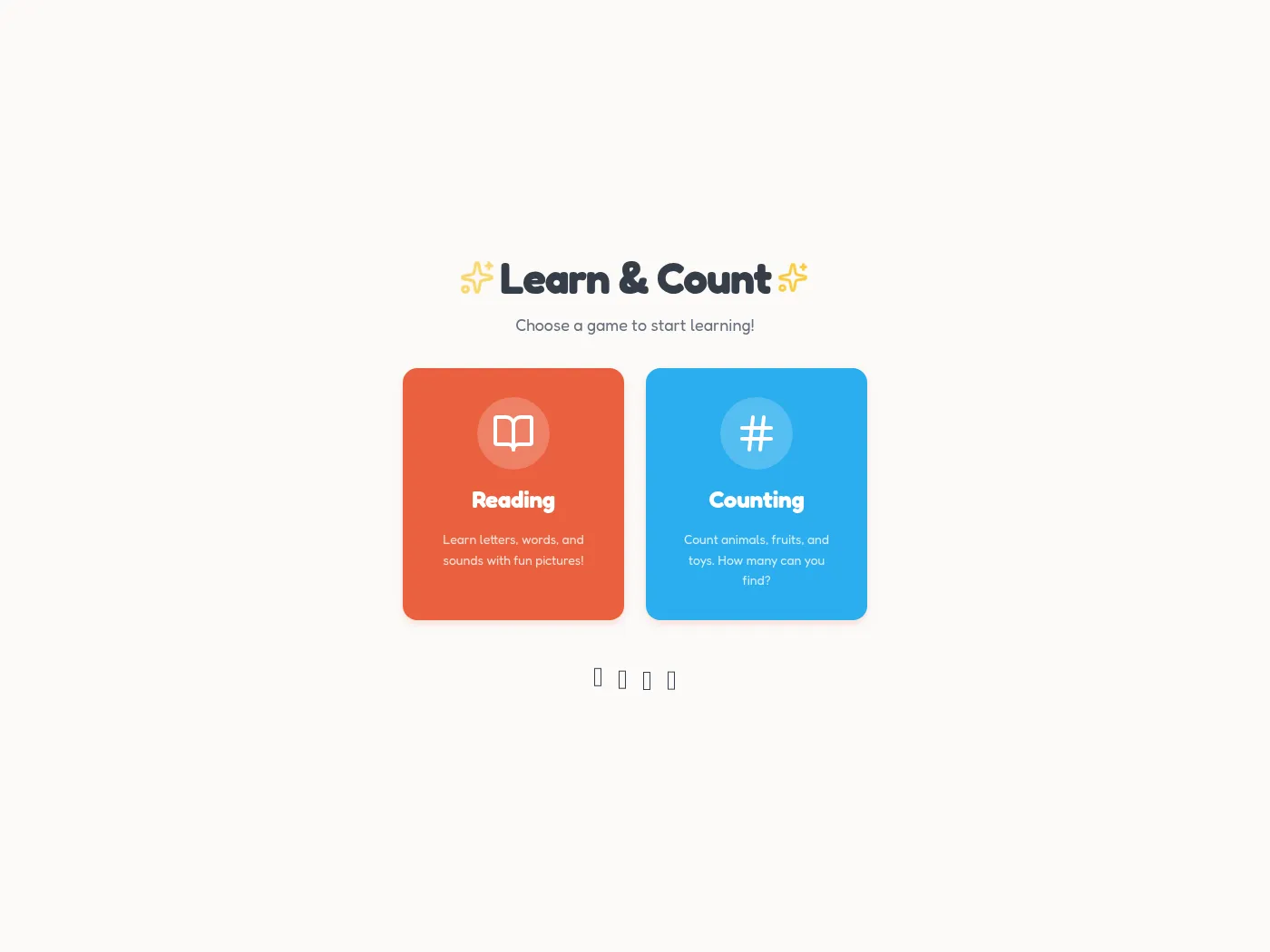 Learn & Count Kids App