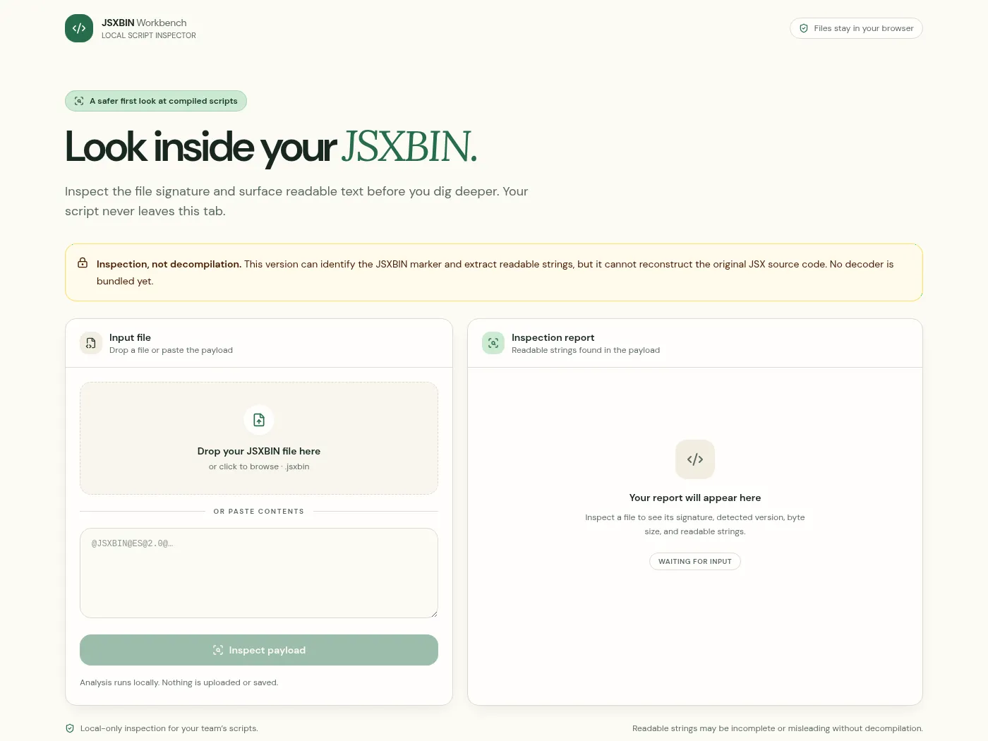JSXBIN Decoder Pro