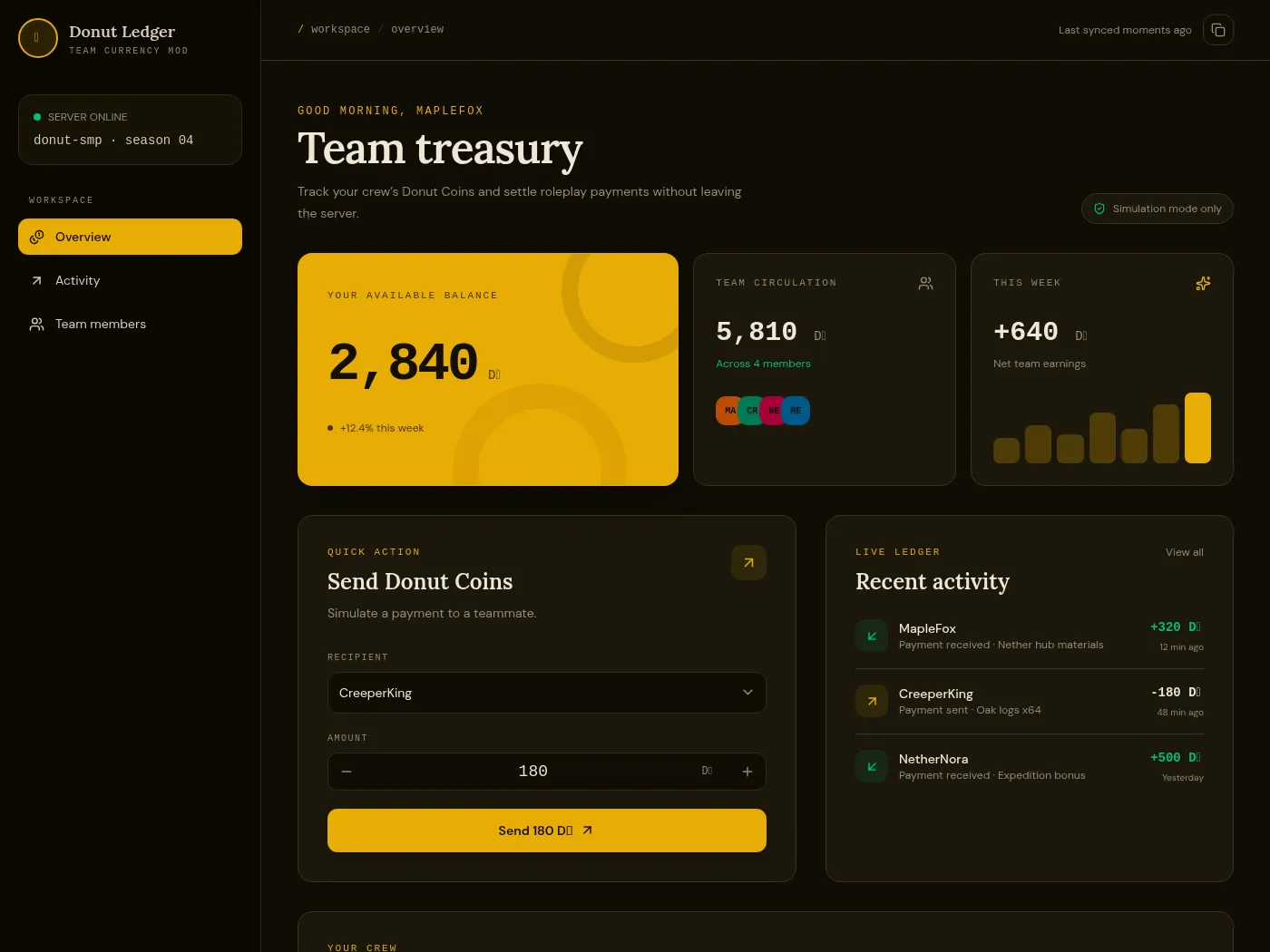 Donut SMP Currency Mod