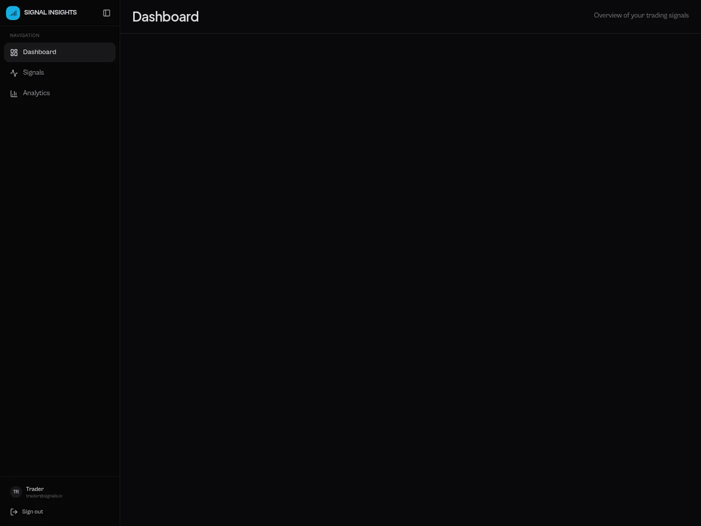 Signal Insights Dashboard