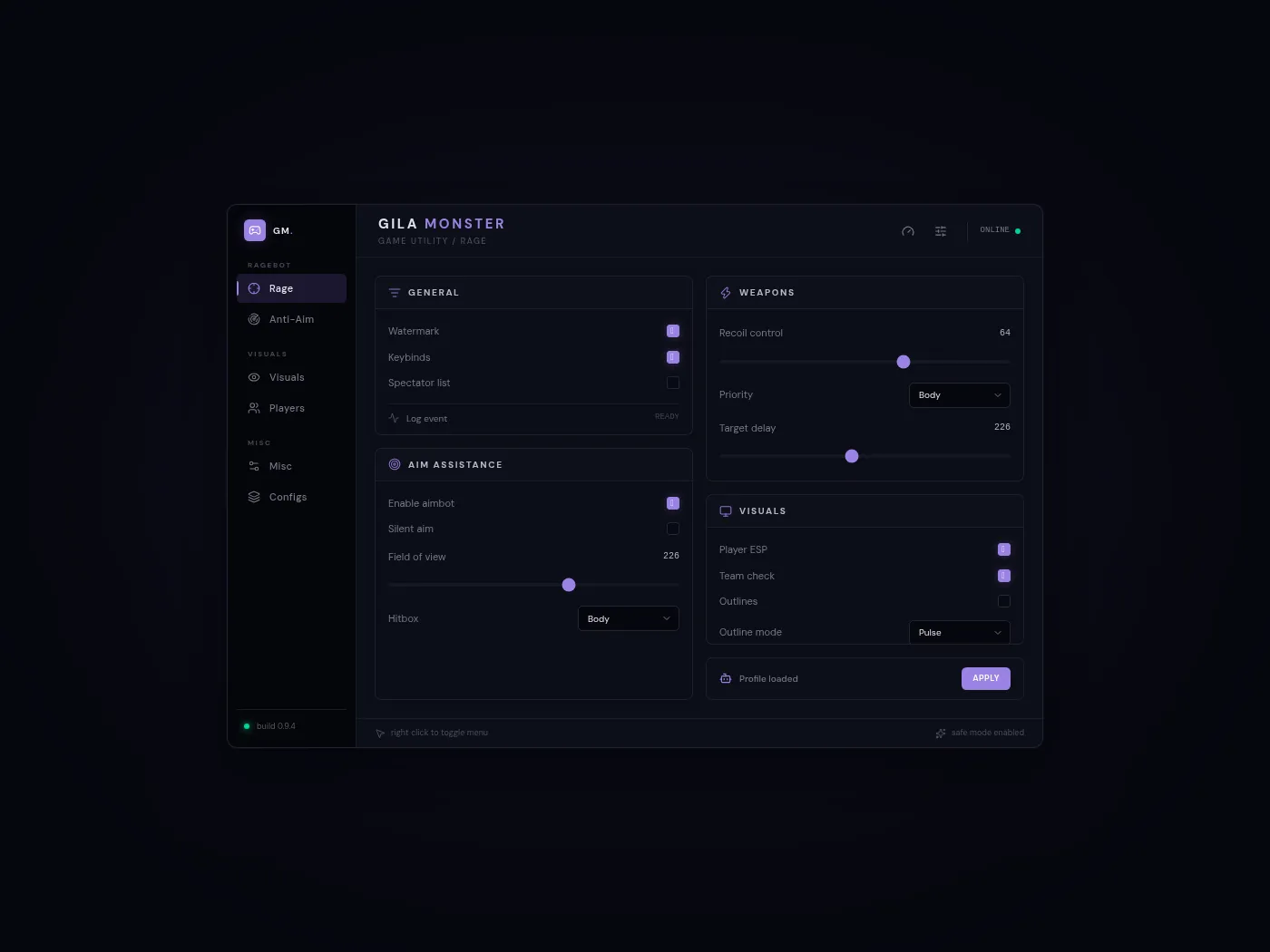 DarkMod Game UI