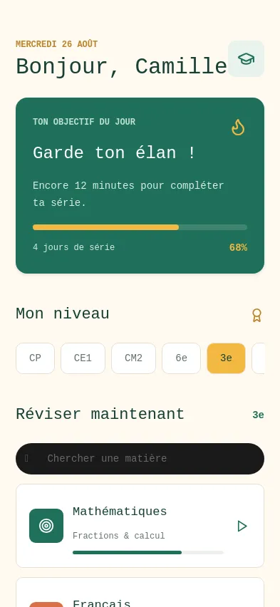 Révise Scolaire Mobile
