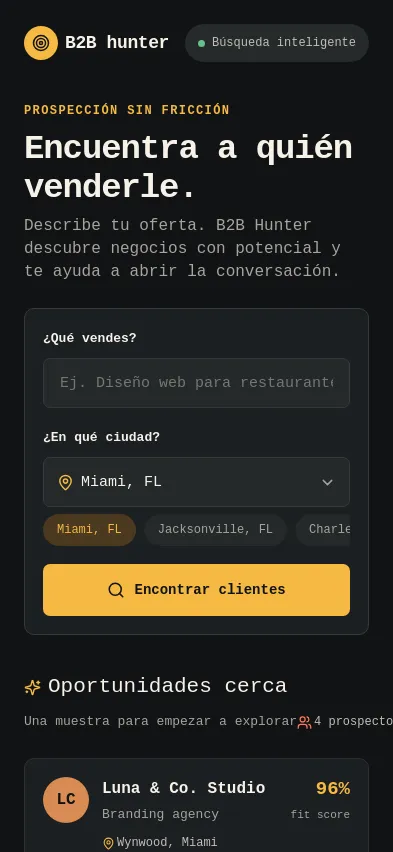 B2B Hunter App