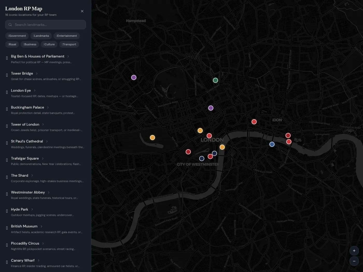 London RP Map Revamp