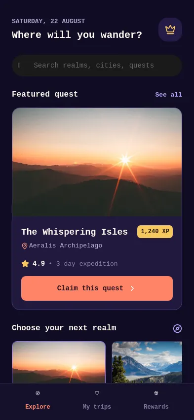Fantasy Travel Quest