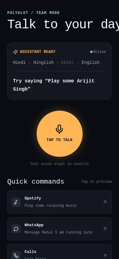 Polyglot Voice Assistant