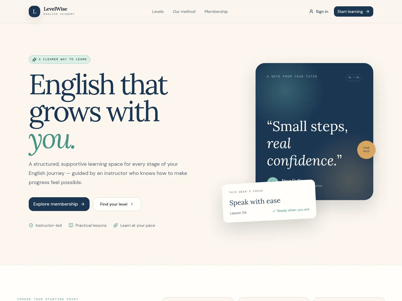 LevelWise English Academy