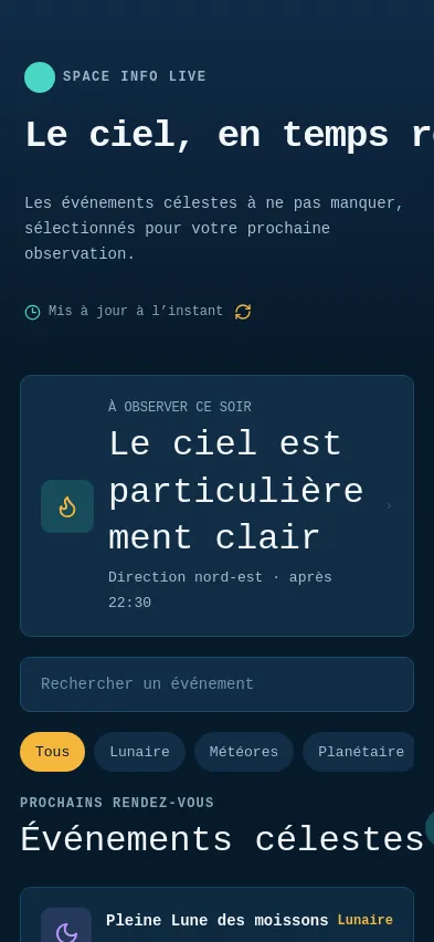 Space Info Live
