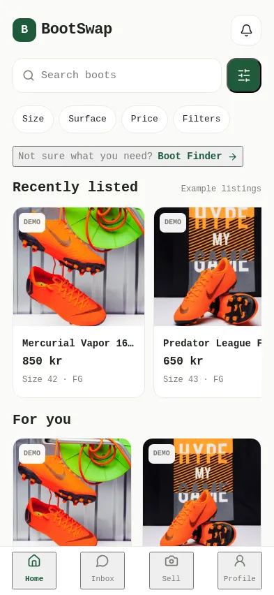 BootSwap Marketplace