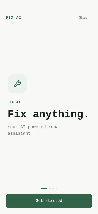 Fix AI – Repair Assistant