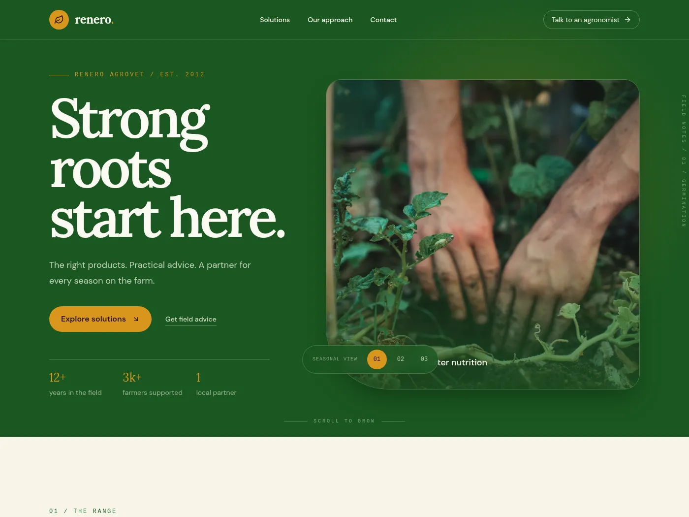 Renero Agrovet Web