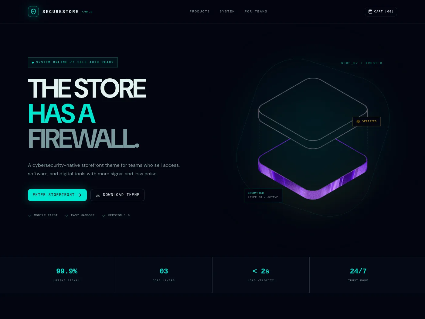 SecureStore Theme
